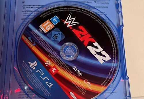 Игра на пс 5 2K22 wwe