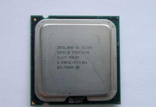 Двухядерный процессор Intel E63