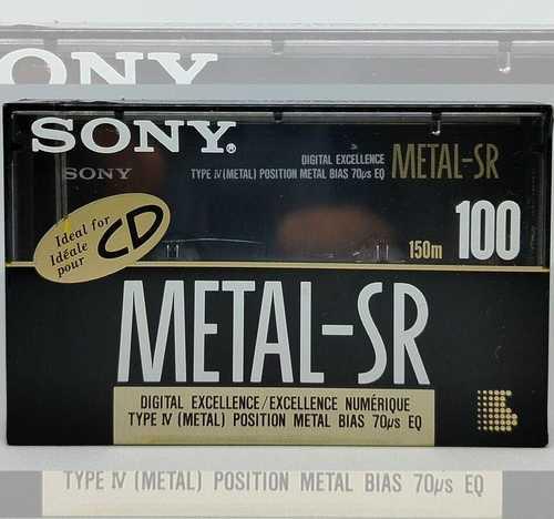 Новая аудиокассета Sony Metal-SR 100