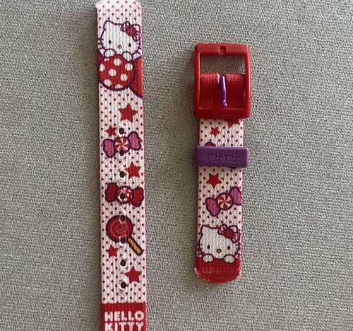 Ремешок для детских часов Swatch Hello Kitty