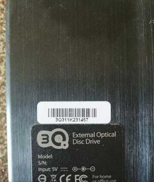 Внешний оптический привод 3Q External Optical