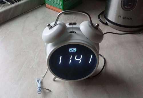 Часы с радиоприемником/будильник,MAX CR -2918