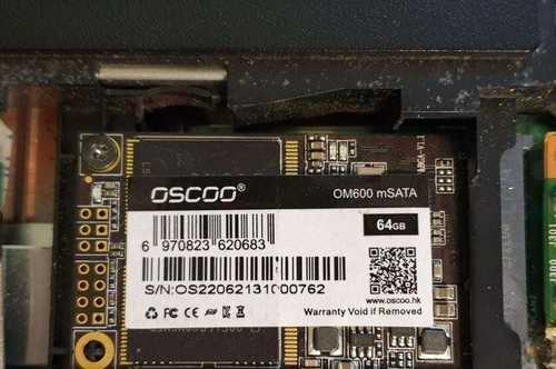 SSD диск Oscoo msata 64 GB