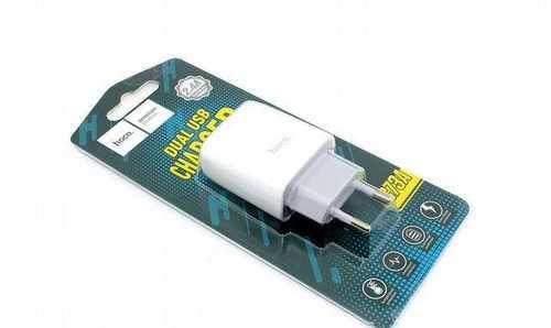 Hoco C73A Glorious два порта USB, 5V, 2.4A, белый