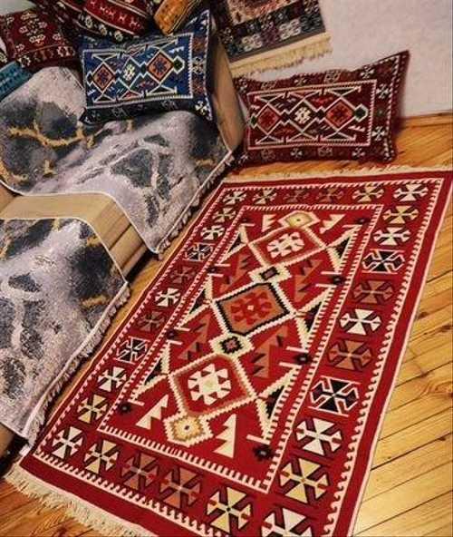 Эко ковры хлопок двусторонние безворсовые килимы
