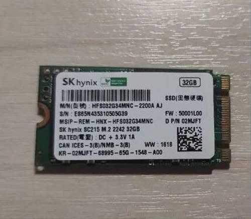 32GB SSD Sk Hynix SC215 M.2 2242 32GB