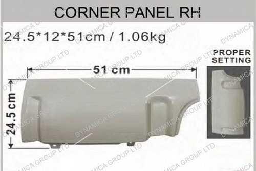 Щека панель угловая кабины RH Hino Ranger FB* FC*