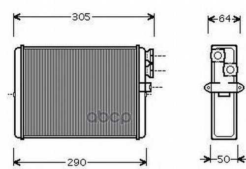 Радиатор отопителя Volvo S60 S80 V70 XC70 X