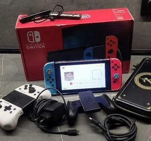 Nintendo Switch, 32 ГБ, Прошитая