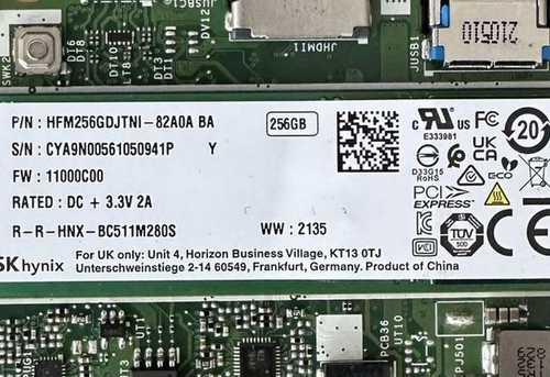 SSD Hynix 256 гб M.2 HFM256gdjtni-82A0A