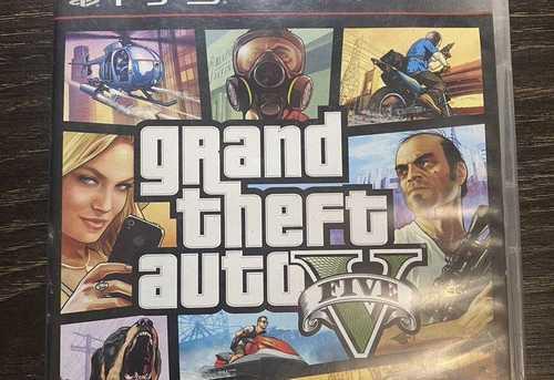 Диск gta 5 на ps3