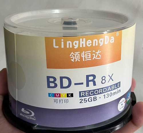 Диски Blu-ray BD-R 25 Gb 8x Full Ink Printable