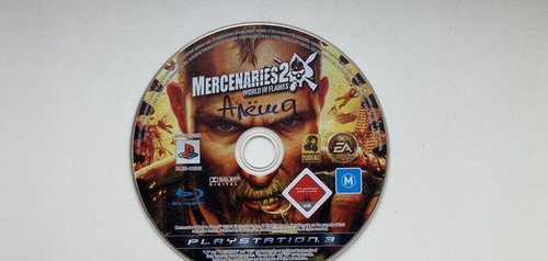 Mercenaries 2 World in Flames Ps3 диск