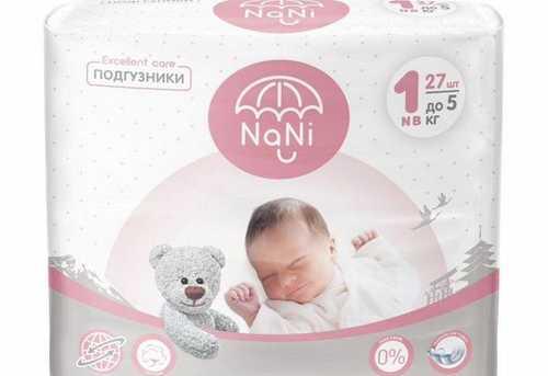 Подгузники nani 1