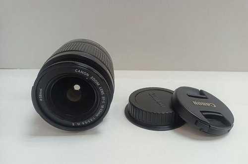 Объективы Canon EF-S 18-55 macro 0.25m\0. 8ft