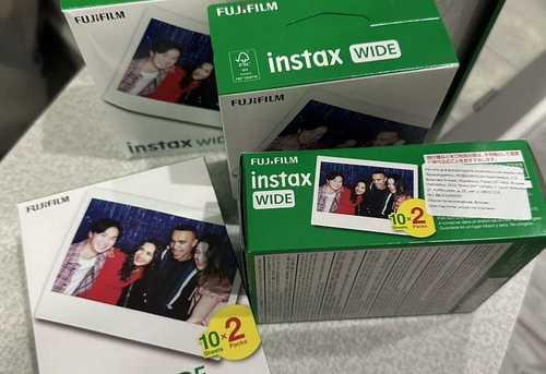 Катриджи instax wide (20 кадров)