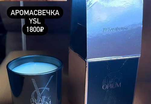 Аромасвечка YSL Black opium новая