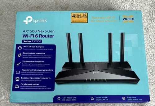 Wifi роутер tp link archer ax1500, WiFi 6
