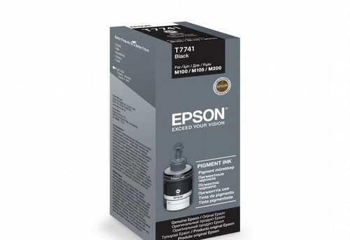Картридж Epson T7741 черный оригинальный