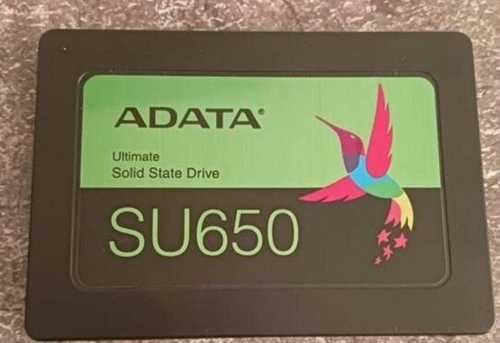 SSD накопитель adata su650 480gb