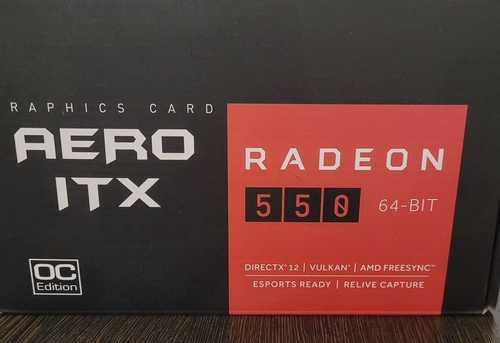 Видеокарта MSI Radeon RX 550 aero ITX 2G OC