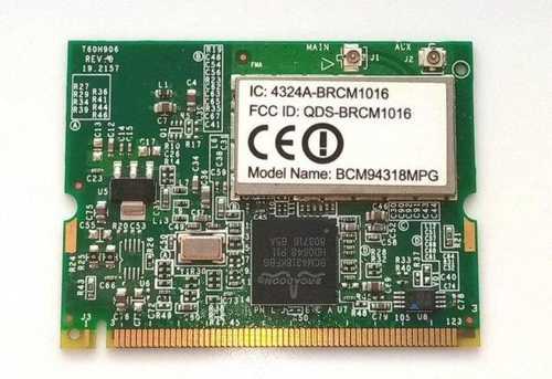 Модуль Wi-Fi Broadcom BCM94318MPG Mini PCI-E HMC