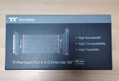 Новый райзер Thermaltake pci-e 4.0 200mm