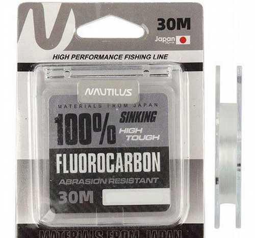 Флюорокарбон Nautilus Fluorocarbon 100% 0,302мм.,6