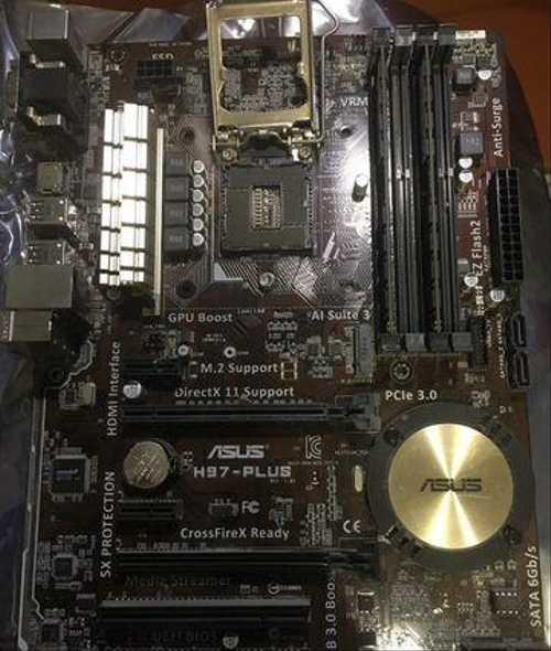 Asus h97-plus+i7 4790k+kingston 16gb ddr3 1600mh