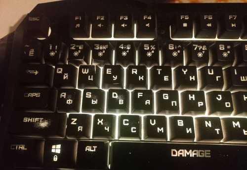 Игровая механическая клавиатура zet gaming damage