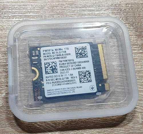 1 TB Samsung PM991a 2230 NVMe SSD