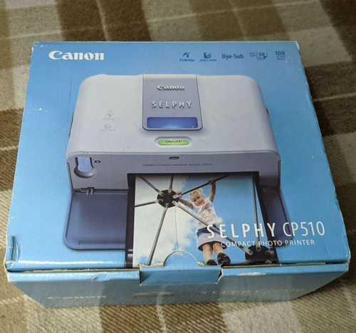 Новый Принтер фото Canon Selphy CP510