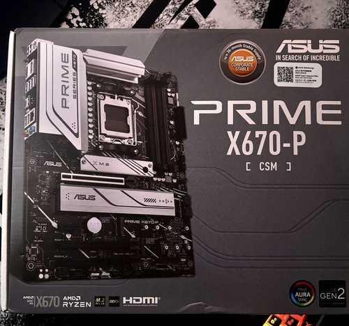 Asus prime X670-P-CSM материнская плата новая