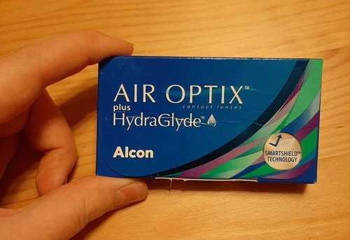 Открытая упаковка линз Air Optix HydraGlyde, -3.25