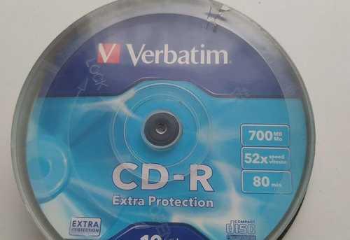 CD-R диски Verbatium 700Mb