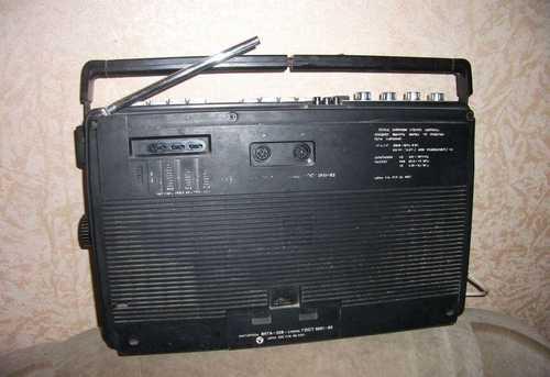 Портативная кассетная магнитола "Вега-328-стерео"