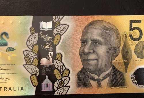 Банкнота 50 долларов Австралия 2017 год