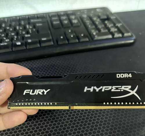 Оперативная память ddr4 8gb 2666мгц HyperX Fury