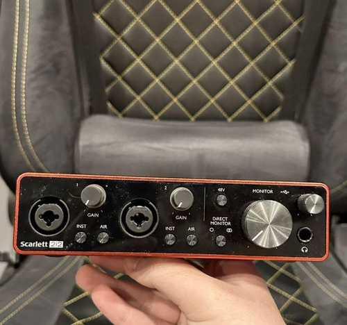 Звуковая карта focusrite scarlett 2i2 3rd gen