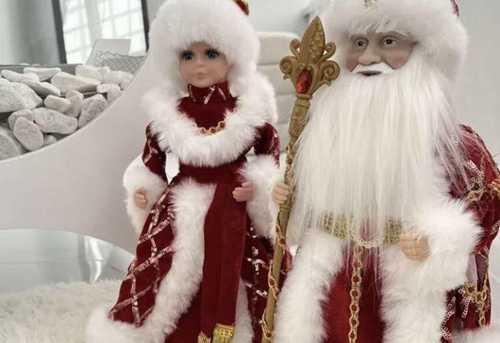 Куклы Дед Мороз и Снегурочка Музыкальные