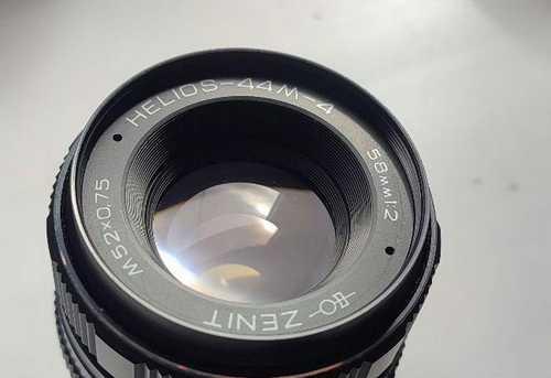 Объективы Helios 44-2, 44m-4, мир 1в