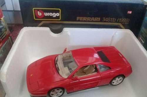 1/18 Bburago Ferrari 348tb Италия 1992г