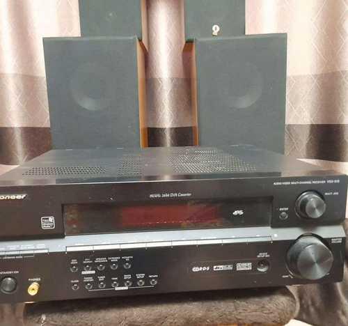 Ресивер Pioneer vsx 515  Акустика sven hp-530t