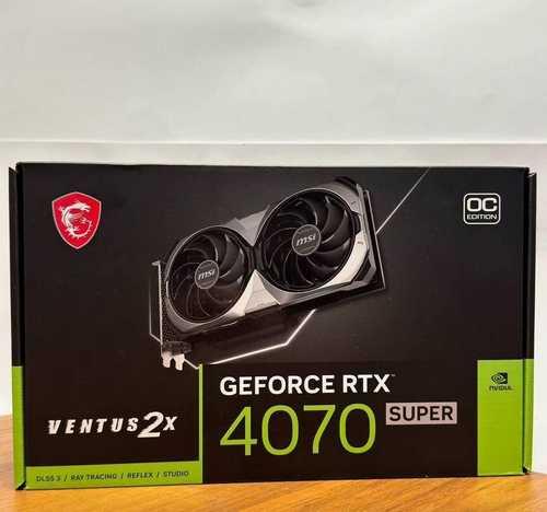 Rtx 4070super Msi Ventus X2 видеокарта