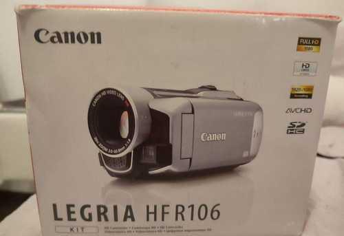 Видеокамера canon legria hf r106