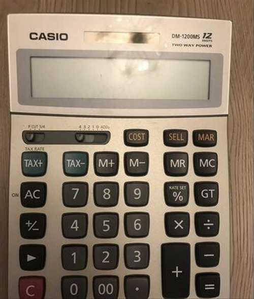 Калькулятор Casio DM-1200 новый