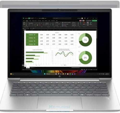 HP ProBook 4 G1q Snapdragon X X1-26-100 16Gb SSD512Gb Intel Iris Xe graphics 14" FHD (1920x1080) Win