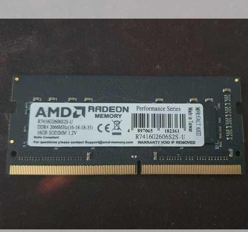 DDR4 sodimm 16gb AMD