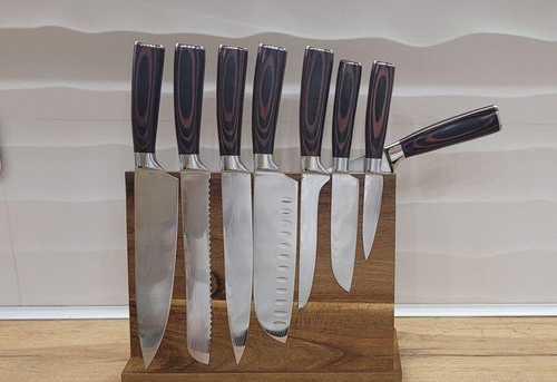 Кухoнные ножи (подставка и точилка в комплекте)