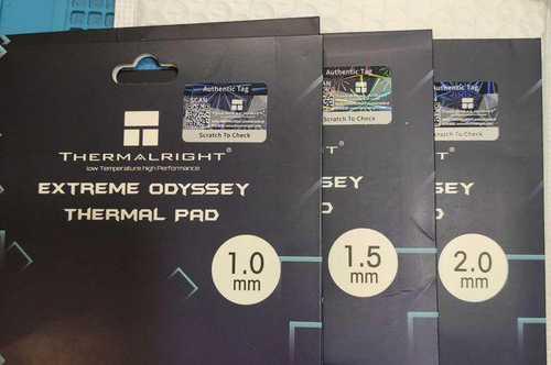 Extreme odyssey thermal pad. Термопрокладки